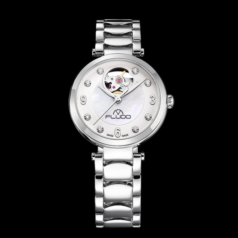 Santorin Lady Diamond Automatic - Fludo Watches